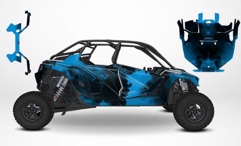 Best Polaris Blue RZR Wraps - Customize Your SXS Graphics Kit
