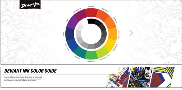 COLOR GUIDE CUSTOM WRAP TIPS - Deviant Ink