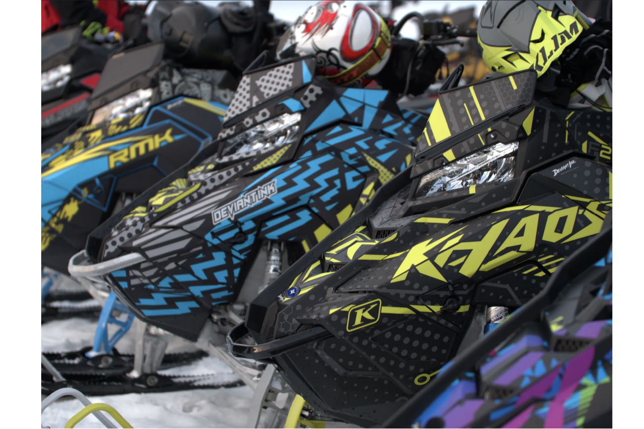 Best Polaris Axys Wraps - Deviant Ink Snowmobile Wraps