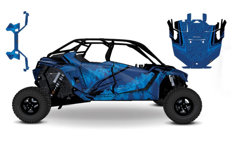 Best Polaris Blue RZR Wraps - Customize Your SXS Graphics Kit