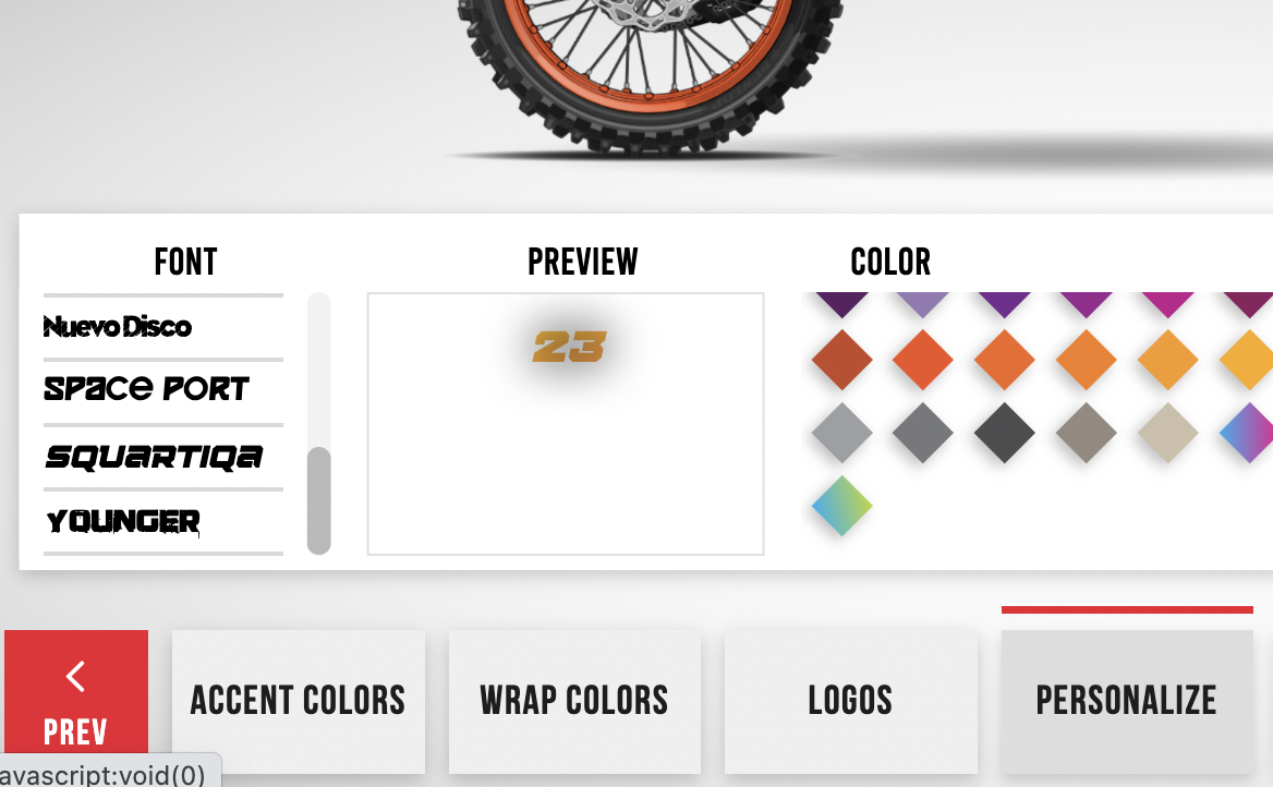 Premium Retro KTM Graphics Kits For KTM Dirt Bike Decals