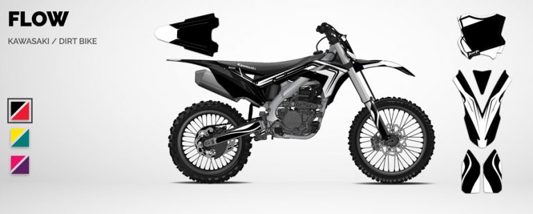 Best KLX110 Graphics Kits For Kawasaki Dirt Bike Decals