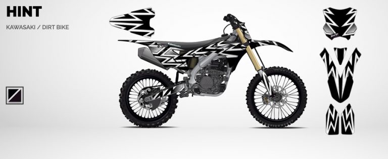 Best KLX110 Graphics Kits For Kawasaki Dirt Bike Decals