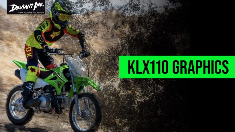 Best KLX110 Graphics Kits For Kawasaki Dirt Bike Decals