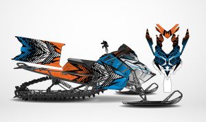 Best Polaris Matryx Wraps Full Custom Snowmobile Graphics Kit