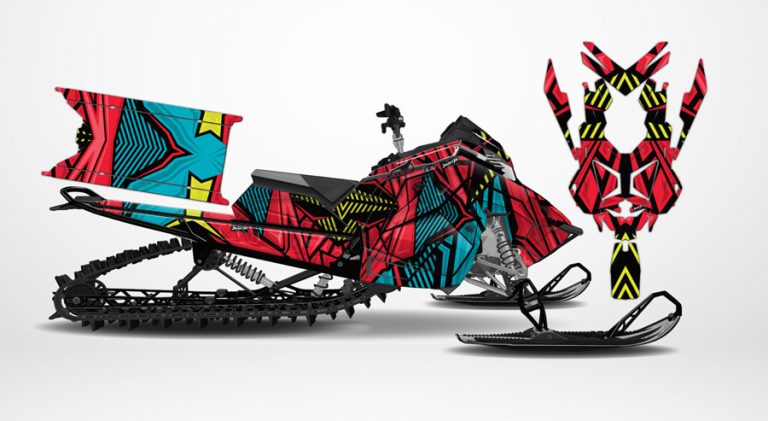 Best Polaris Matryx Wraps Full Custom Snowmobile Graphics Kit