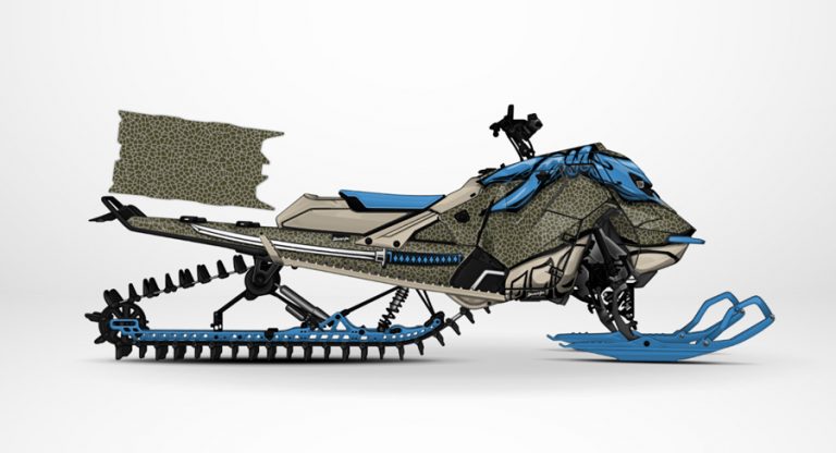 Best Ski-Doo Rev Gen5 Wrap Full Custom Snowmobile Graphics Kit