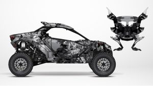 Can Am Maverick R Wraps & Custom Graphic Kits