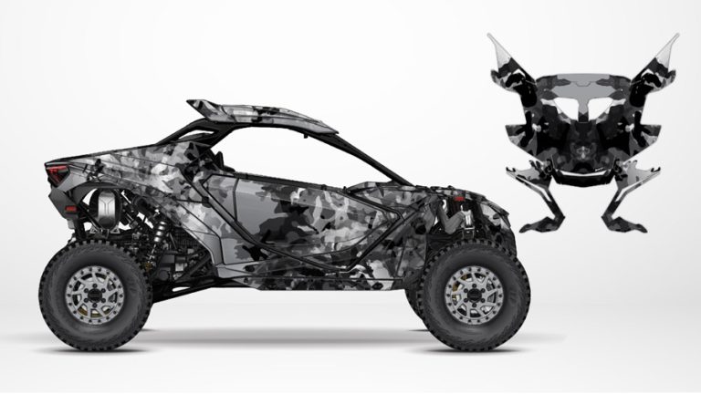 Can Am Maverick R Wraps & Custom Graphic Kits