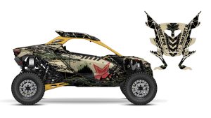 Can Am Maverick R Wraps & Custom Graphic Kits